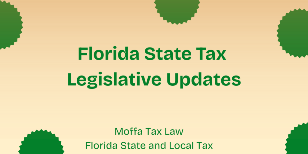 Florida Sales Tax Rate Reduction 5.25%
